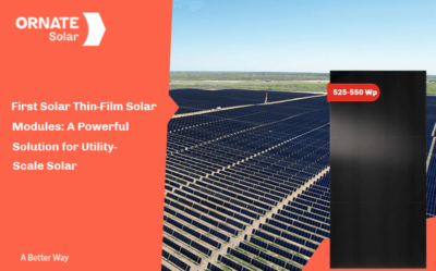 First Solar Thin-Film Solar Modules for Utility-Scale Projects